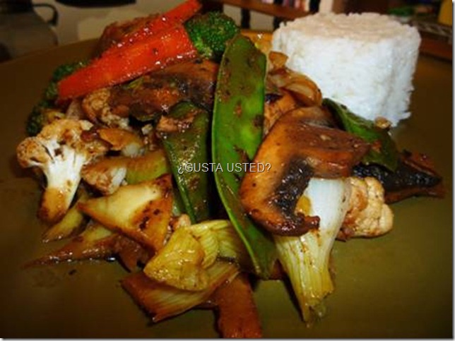 POLLO CON VERDURAS ESTILO CANTONÉS Receta | LA COCINA DE NORA (cocina ...